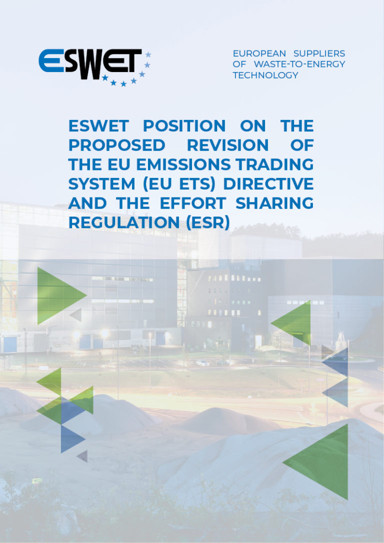 ESR or ETS: Waste treatments should be in the same basket - ESWET ...